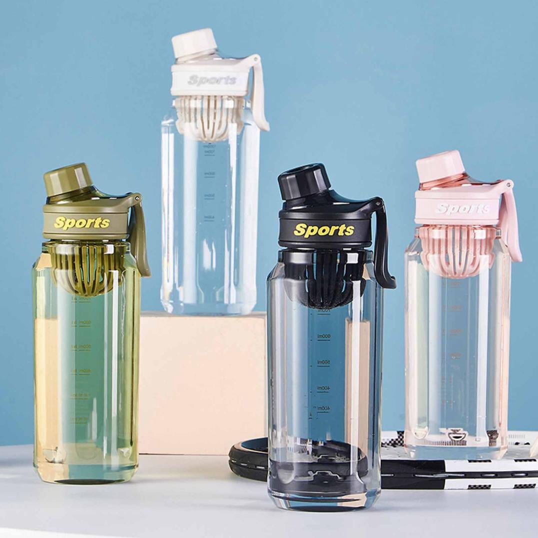 25oz/34oz Plastic Sports Water Bottle with Secure Flip Lid & Leak-Proof ...