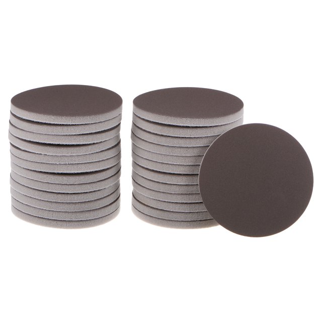 25pack 3-inch Sponge Sanding Pad 500 Grit Sanding Sponge Hook and Loop ...