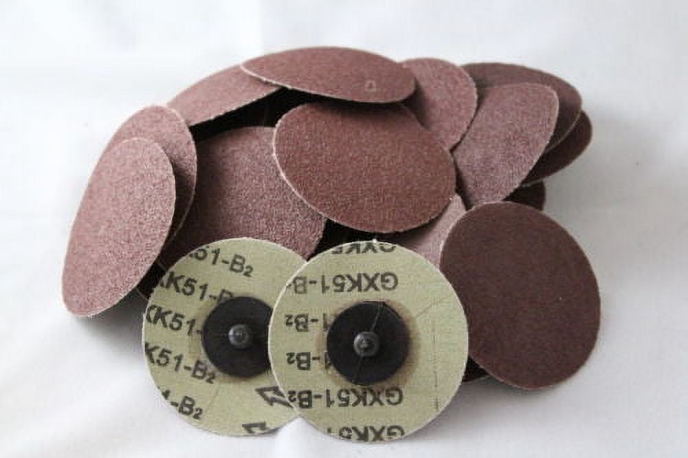 25pc IIT 3" Roloc Discs 60 GRIT R Type Sanding Abrasive Roll Lock ...