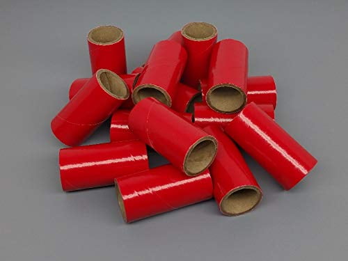 25pc Red 37mm Fireworks Heavy Wall Cardboard Tubes 1/4 Stick1 x 2-1/2 ...
