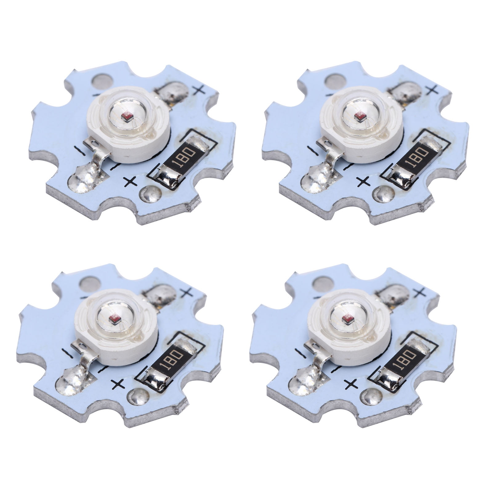 25pcs 0.5W 5v high-power LED lamp bead light source chip with aluminum ...