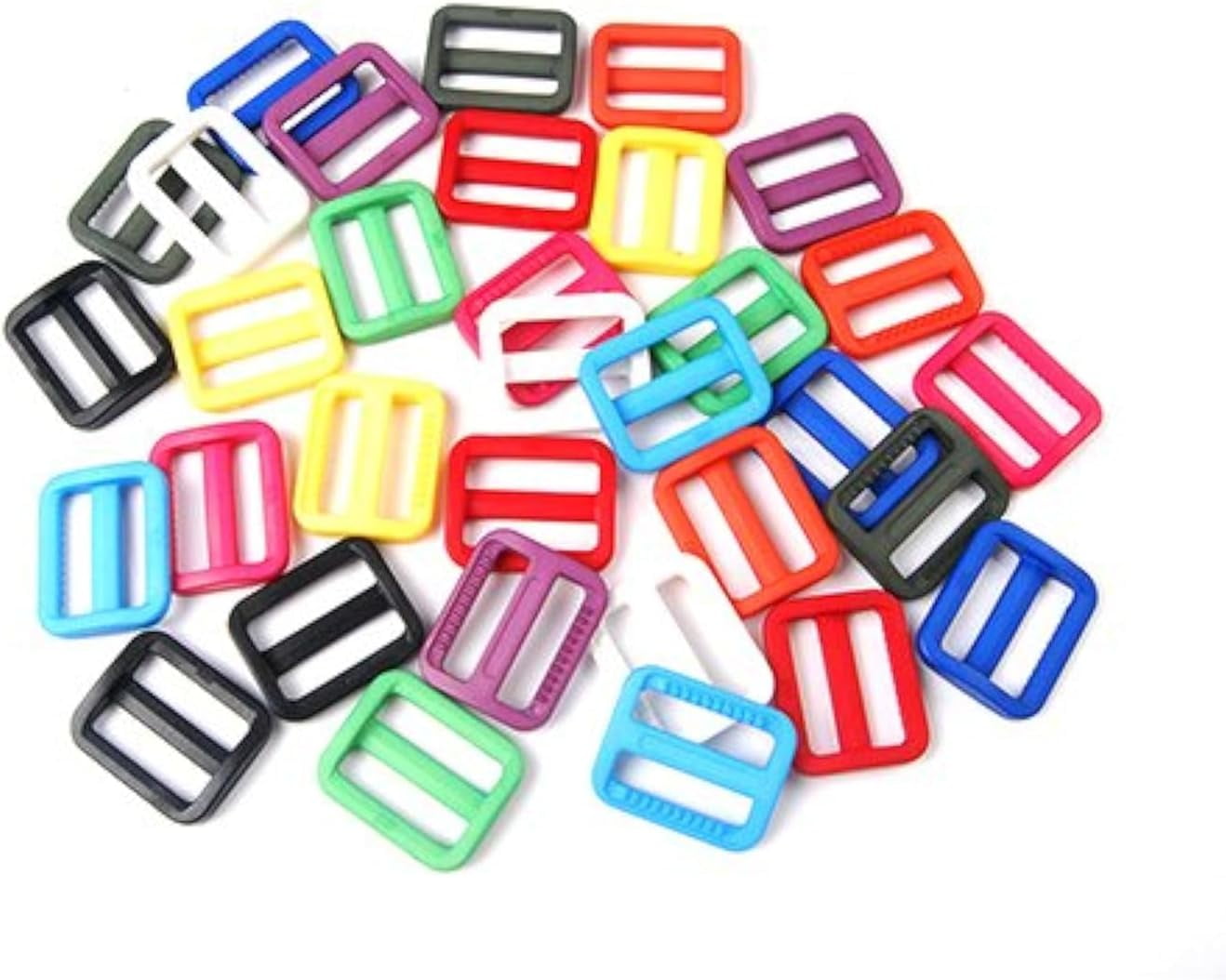 25pcs 1"(25mm) Webbing PlasticSlides Buckle FLC079(Mix-s) - Walmart.com