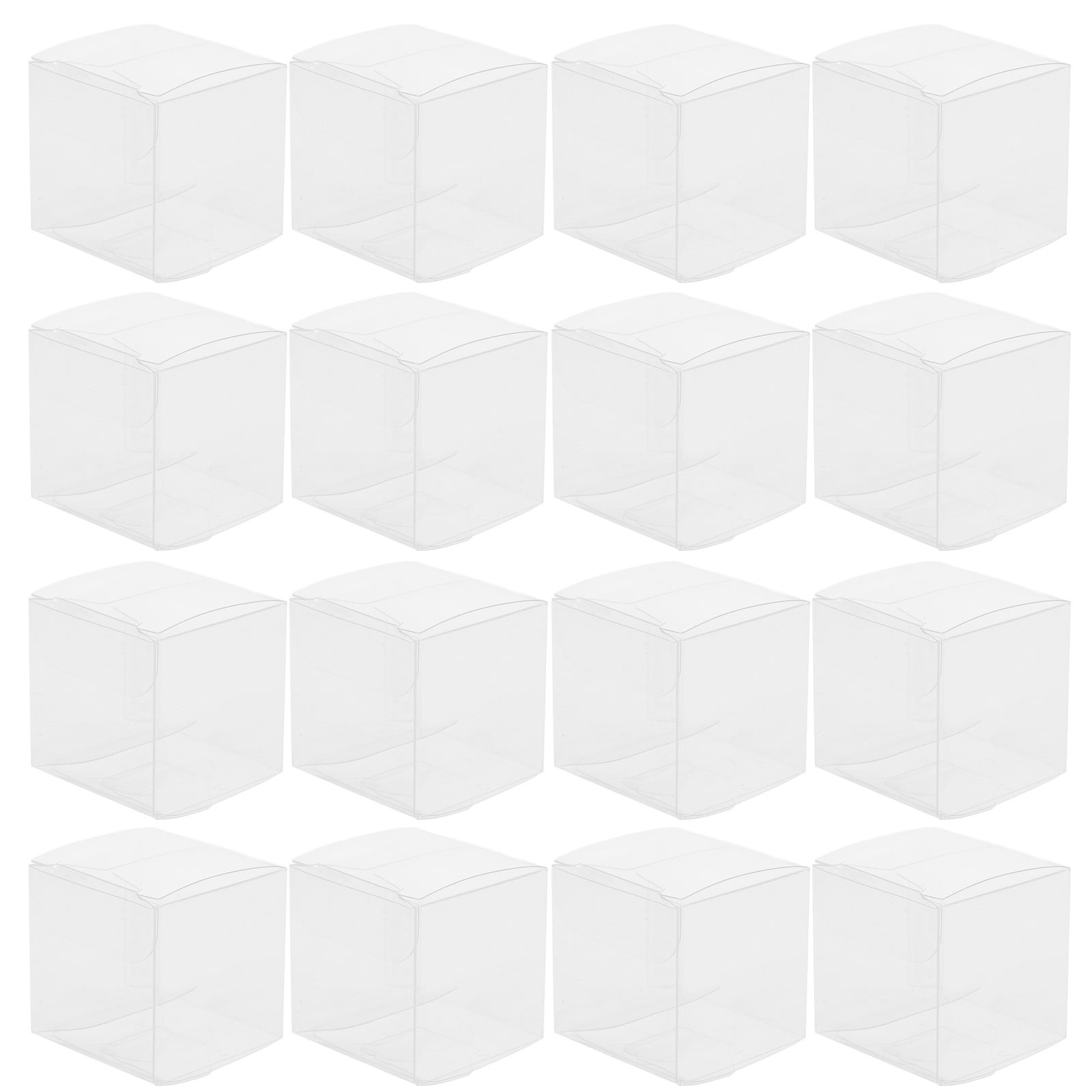 Homoyoyo Clear Pvc Box Packing Transparent for Gift Wedding Party 25pcs ...
