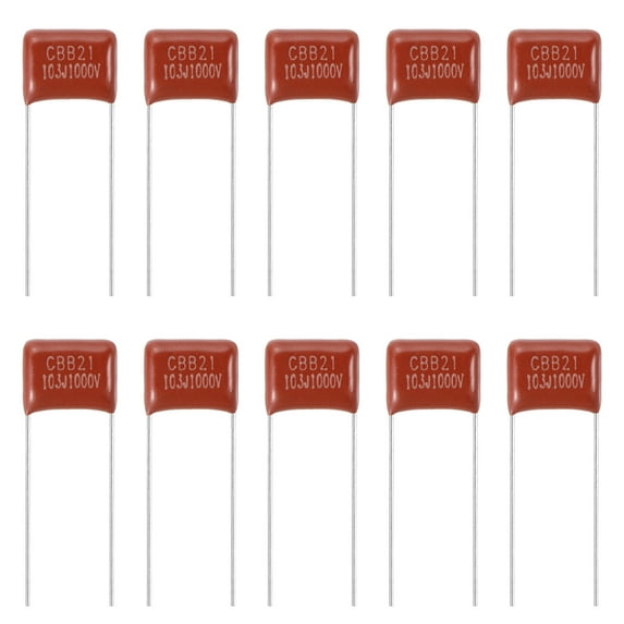 25pcs CBB21 Capacitor 1000V 103J 0.01UF Metallized Polypropylene Film ...