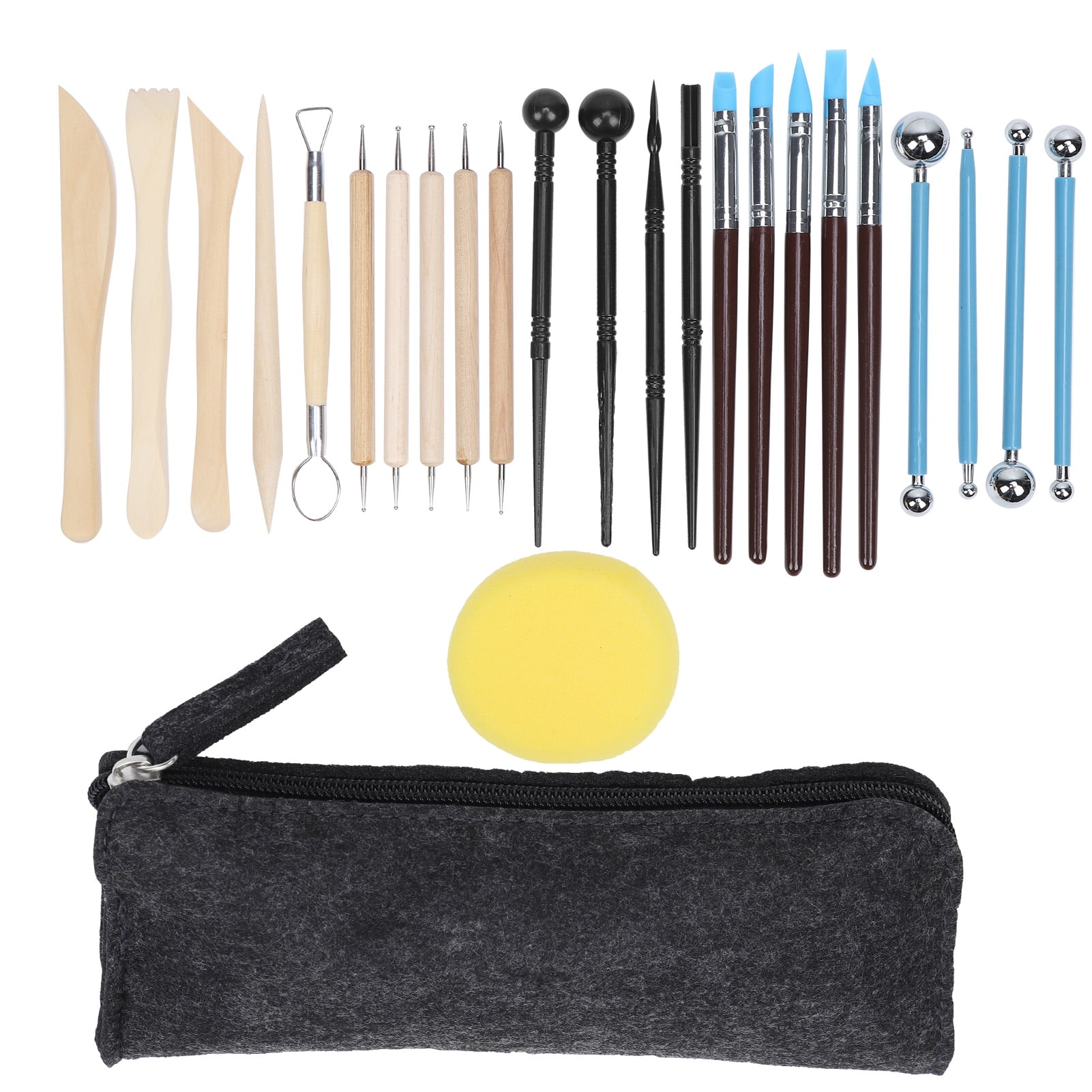25pcs Ceramic Pottery Tools Set for Shaping Embossing Sculpting ...