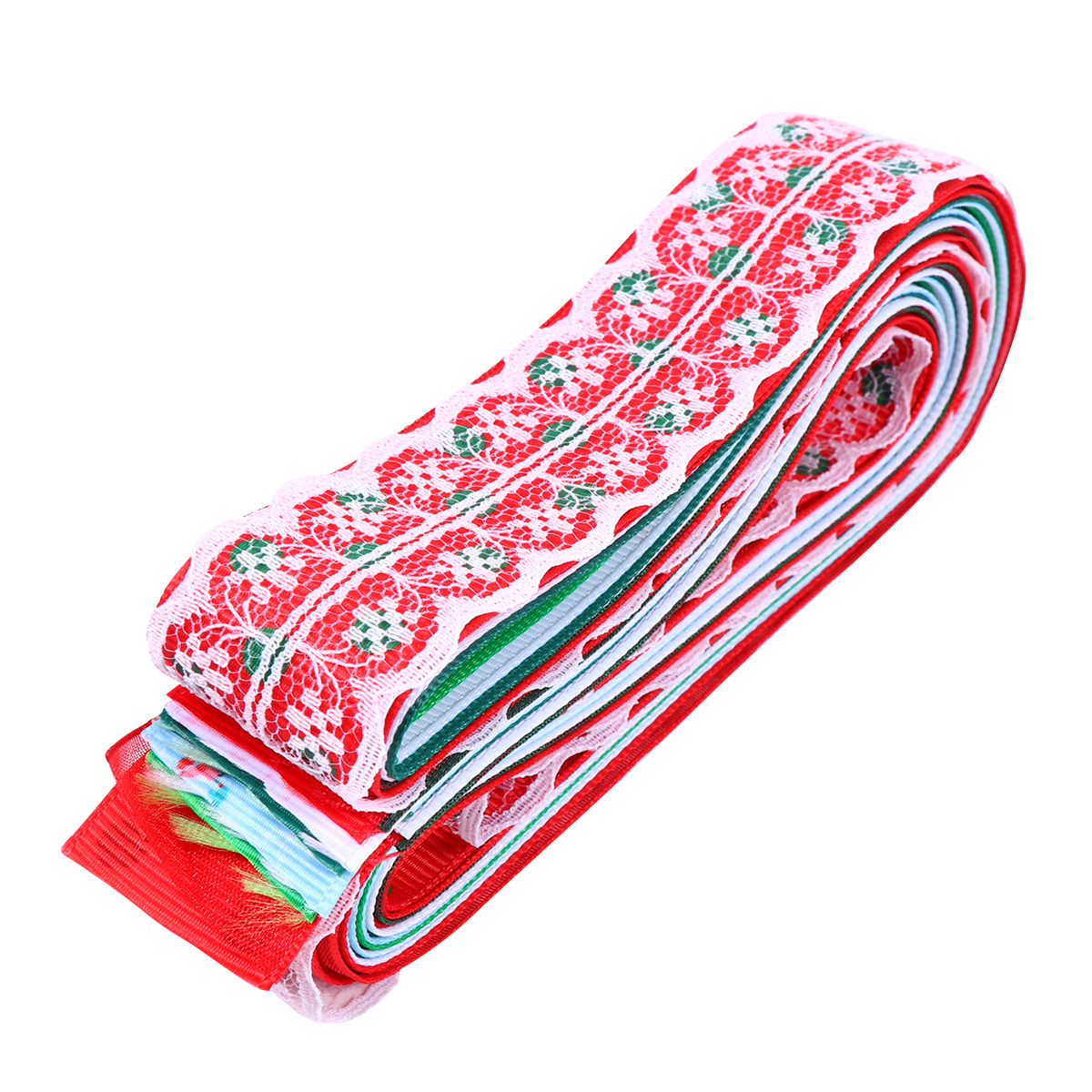 25pcs Christmas Elements Riband DIY Craft Supply Festival Gift Packing ...