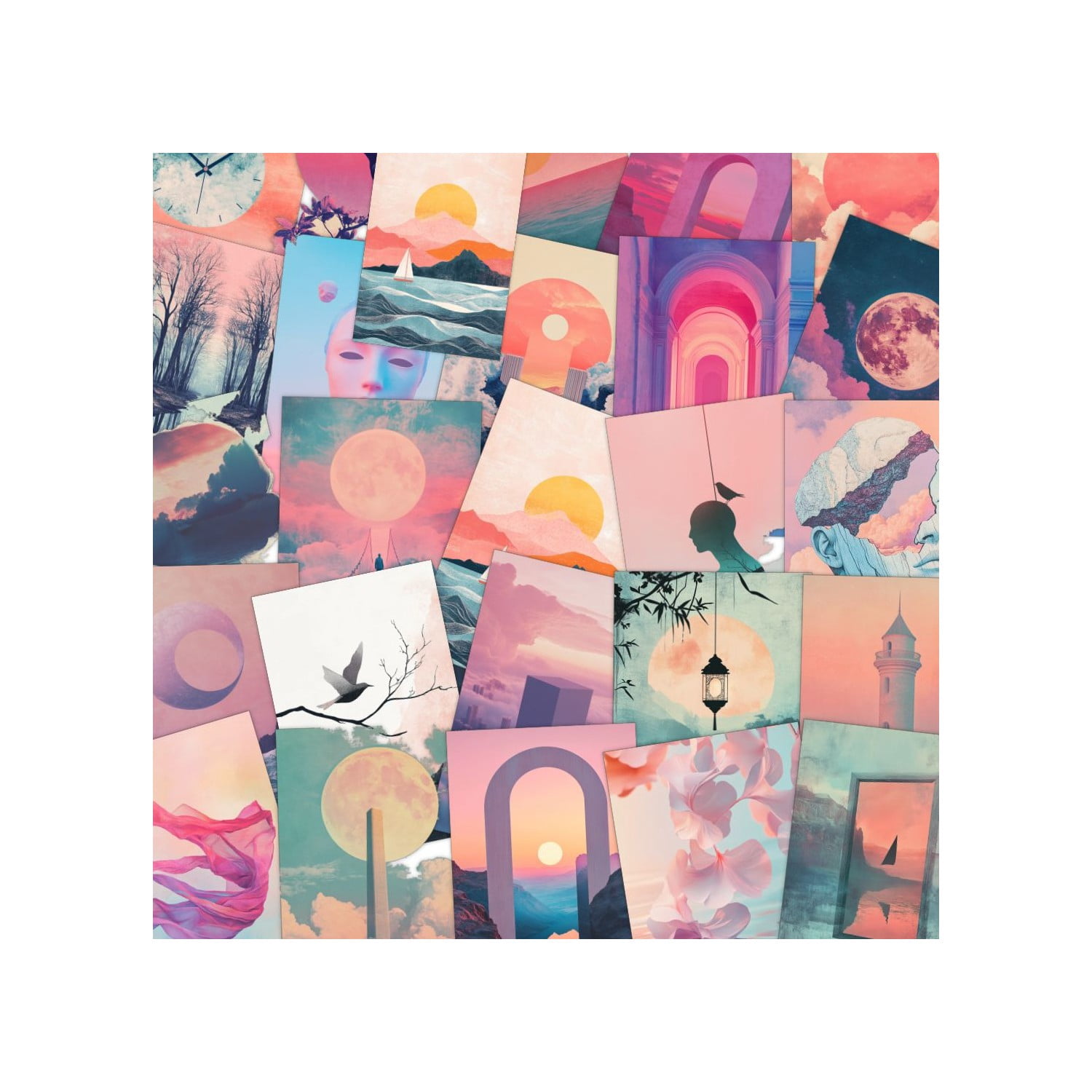 25pcs Creative Sticker Pack, Waterproof Vinyl Decals for Laptops ...