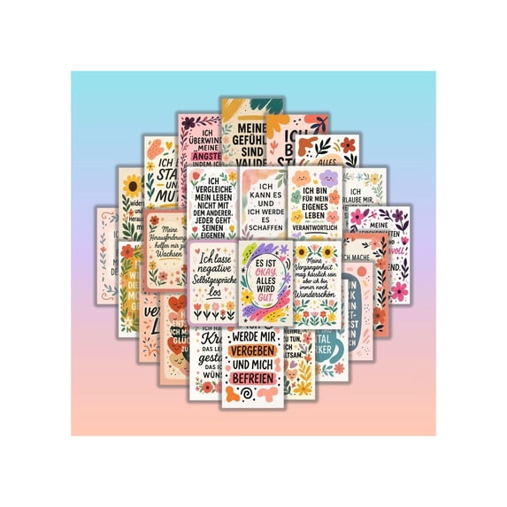 25pcs Creative Sticker Pack, Waterproof Vinyl Decals for Laptops ...