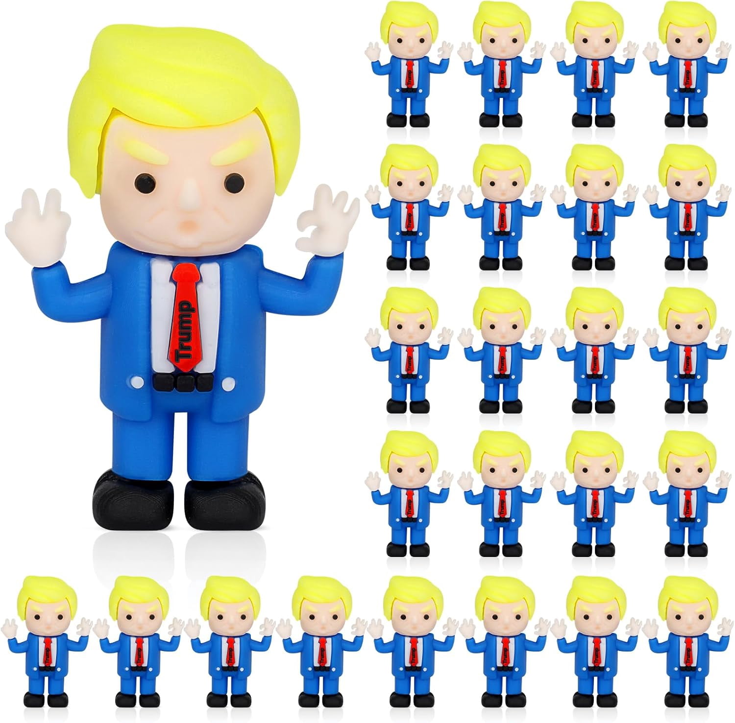 25pcs Donaldtrumps Figure,Mini Little People 2025 Toy Figure,Novelty ...