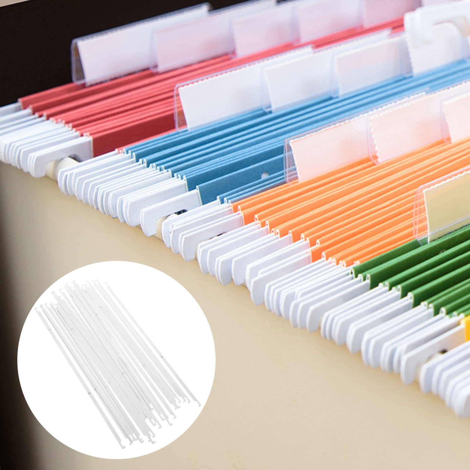 25pcs File Bars Hanging File Bar Receipts Organizer Bills Bar File Bar ...