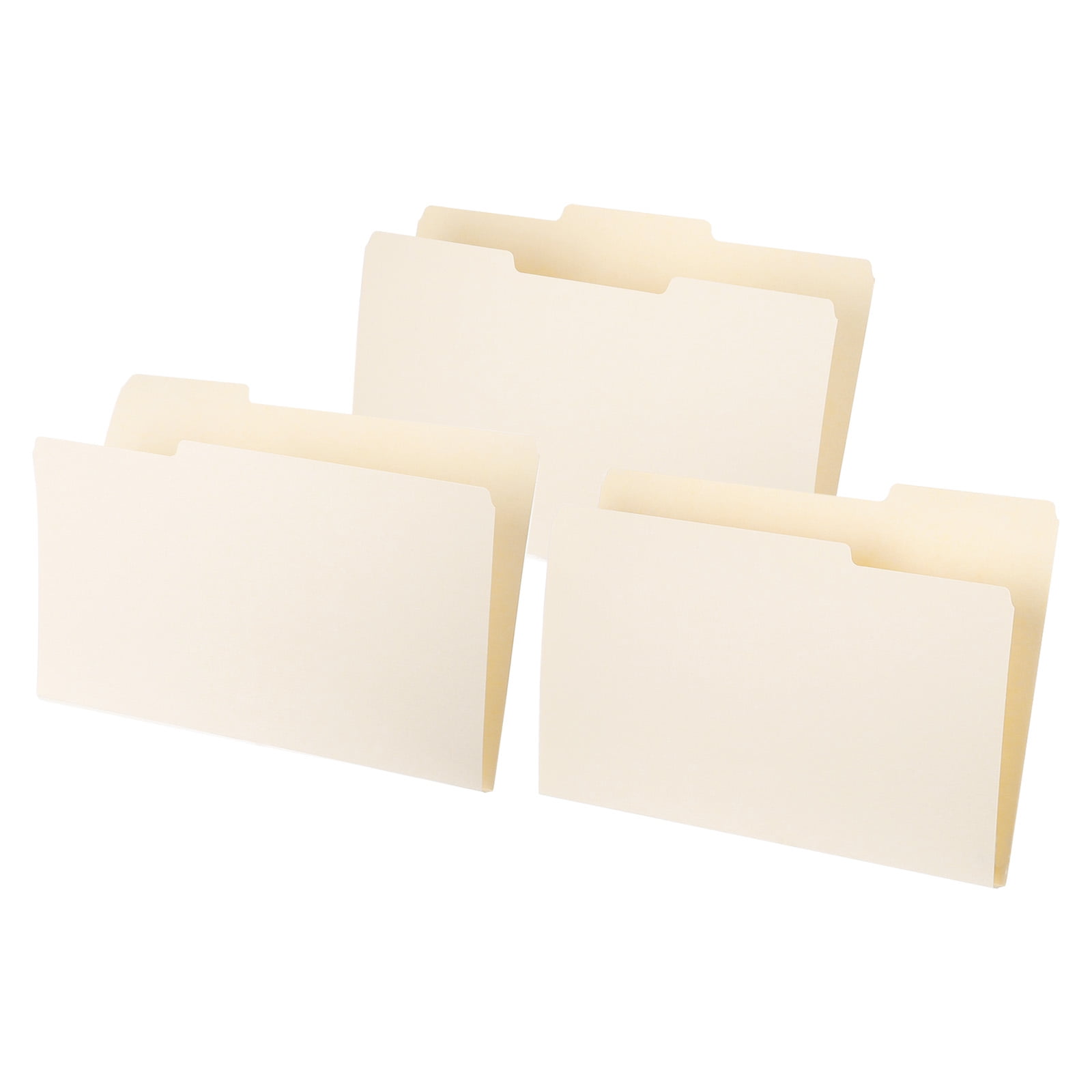 25pcs File Folders, Manila File Folders 1/3 Cut File Folders Legal Size ...