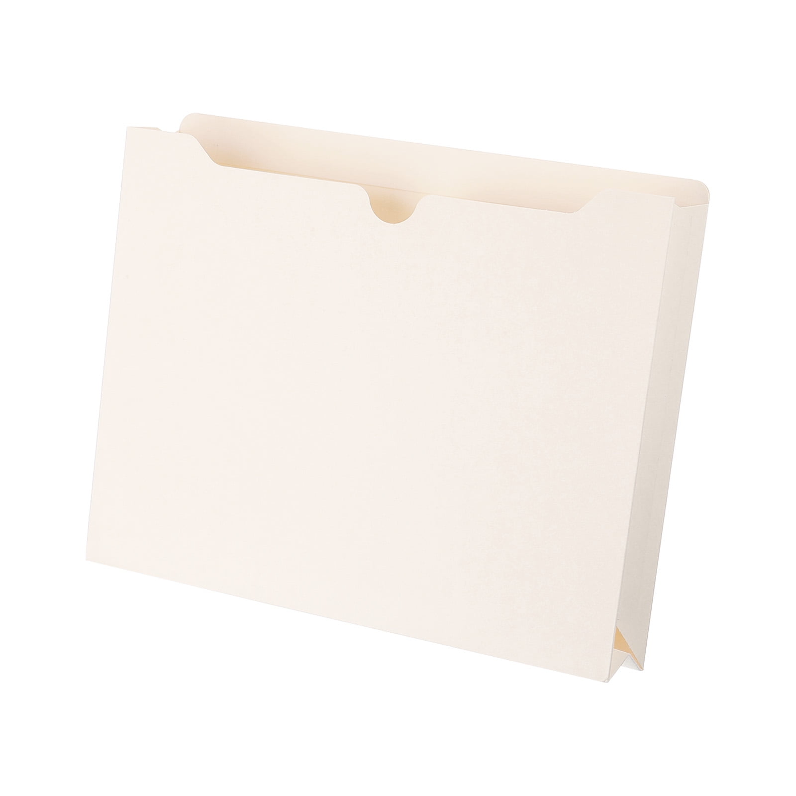 25pcs File Jackets, 2 Inch Manila File Jacket File Pocket Folders ...