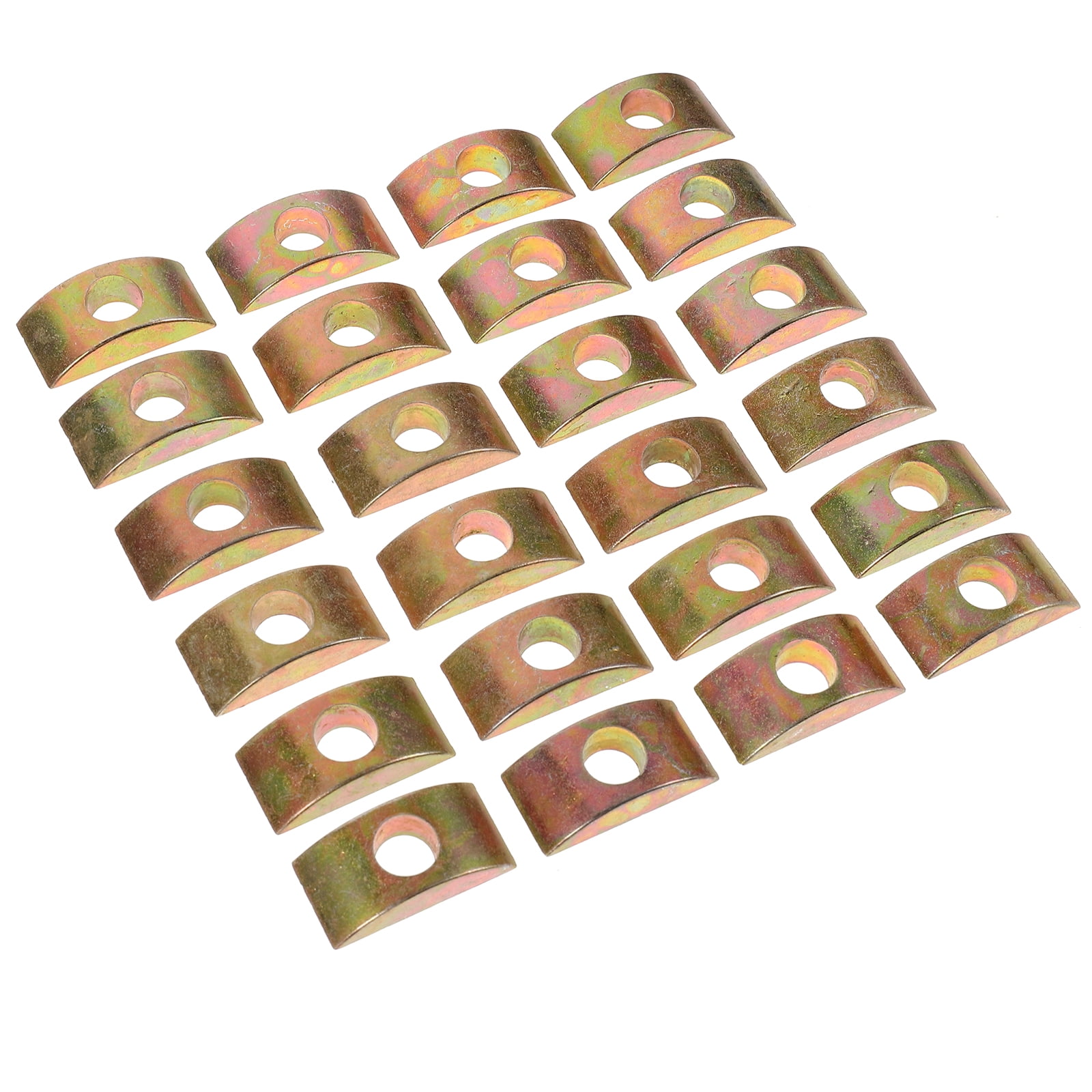 25pcs Furniture Nut Spacers Screw Nut Washers 4-in-1 Half Moon Shape ...