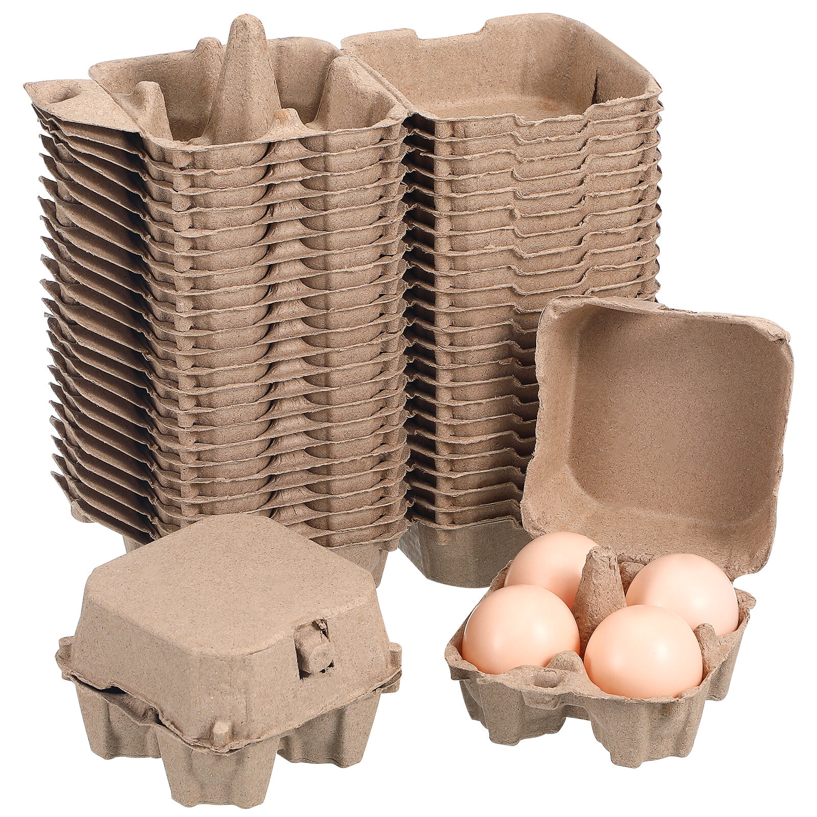 25pcs Household Paper Pulp Egg Containers Egg Paper Pulp Cartons Egg ...