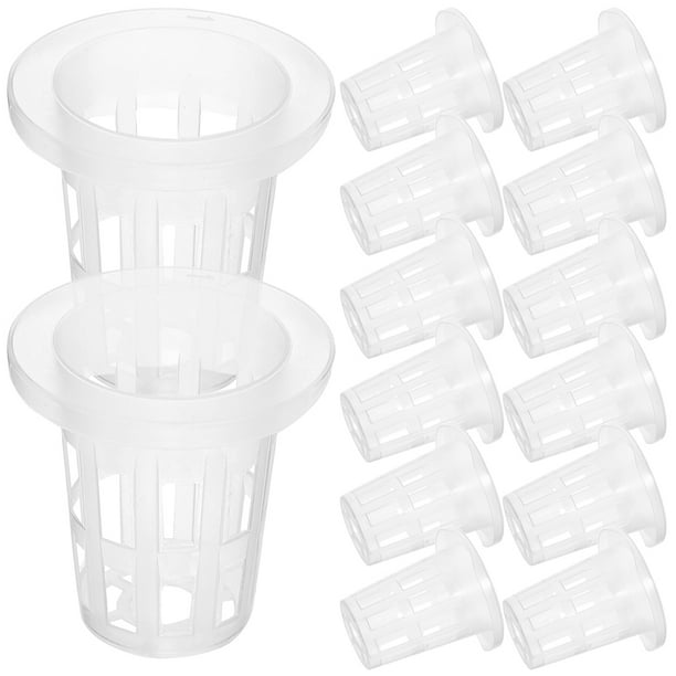 25pcs Hydroponic Net Pots Baskets for Hydroponics Slotted Mesh Net Cups ...