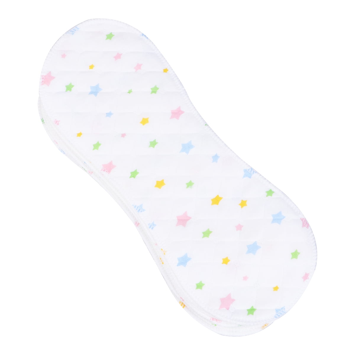 25pcs Infant Cloth Diapers Peanut Shaped 3-layer Insert Baby Nappy Use ...