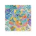25pcs Inspirational Sticker Pack, Waterproof Vinyl Decals for Laptops ...