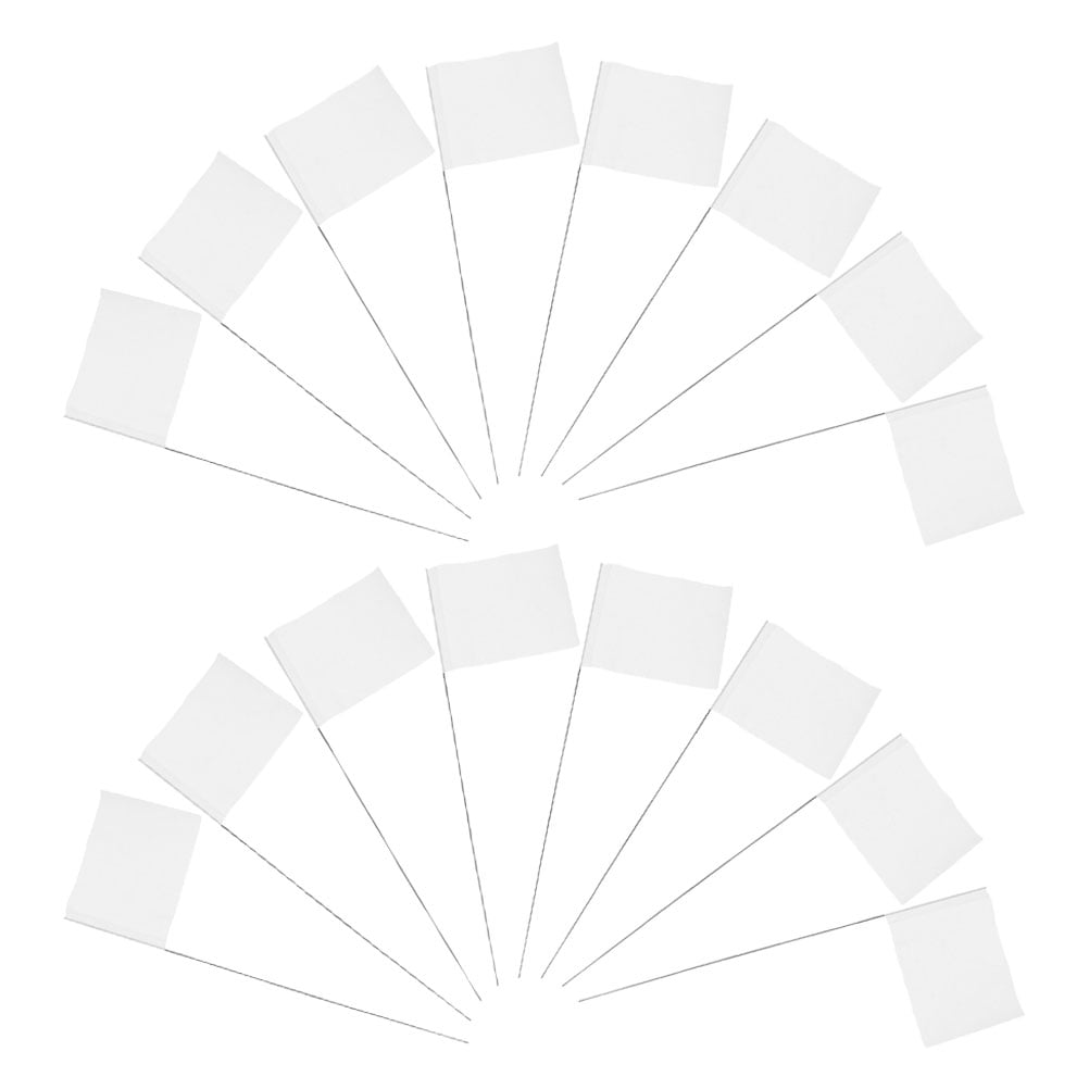 25pcs Marking Flags Writable Yard Flags Marker Flags Lawn Flags Markers ...