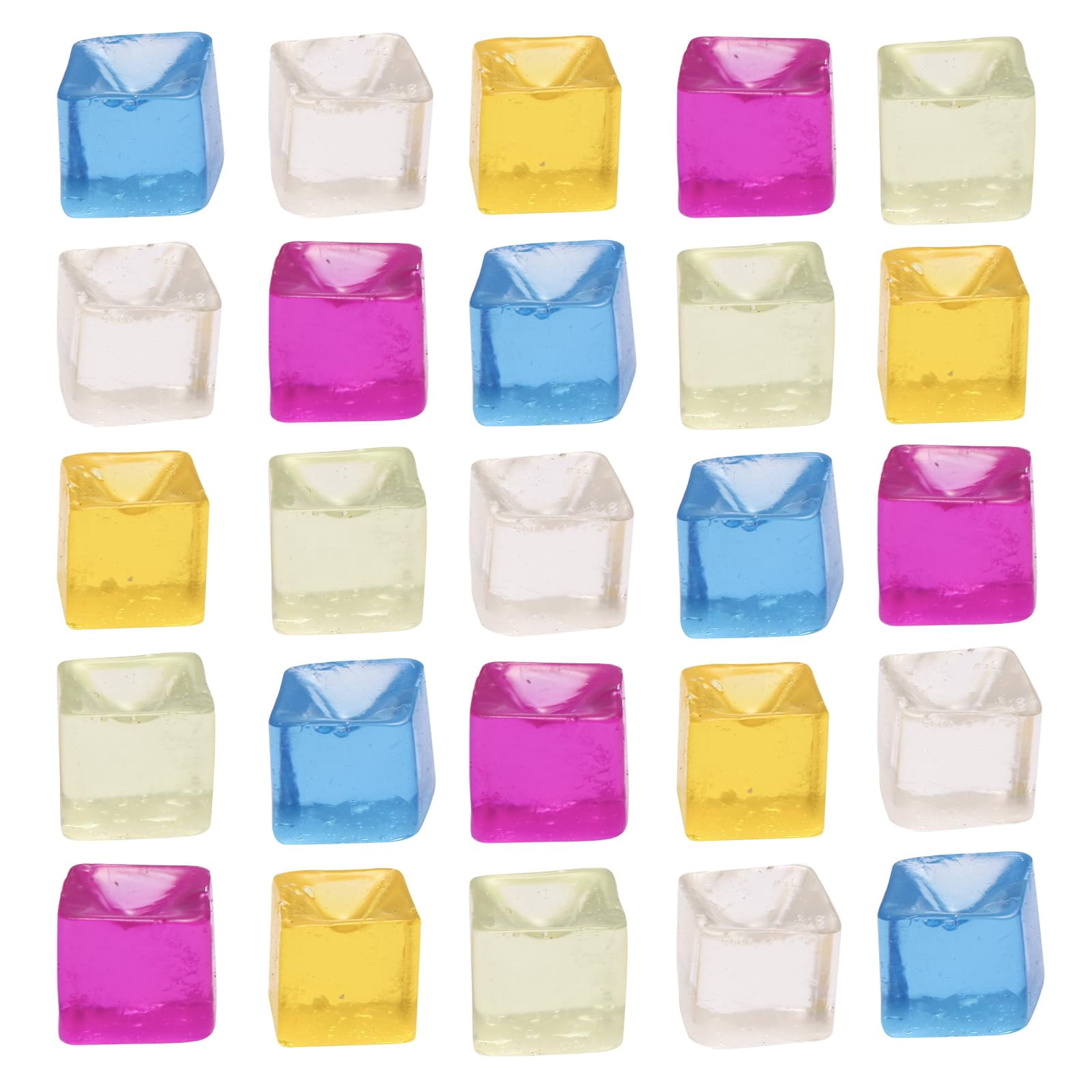 25pcs Mini Squishies Squishy Toy Party Favors for Kids, Ice Cube Mochi ...