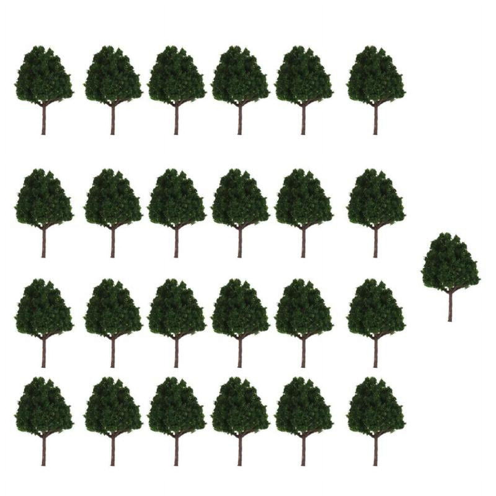 25pcs Miniature Trees for Model Railways N Scale Train Layouts 1:150 ...