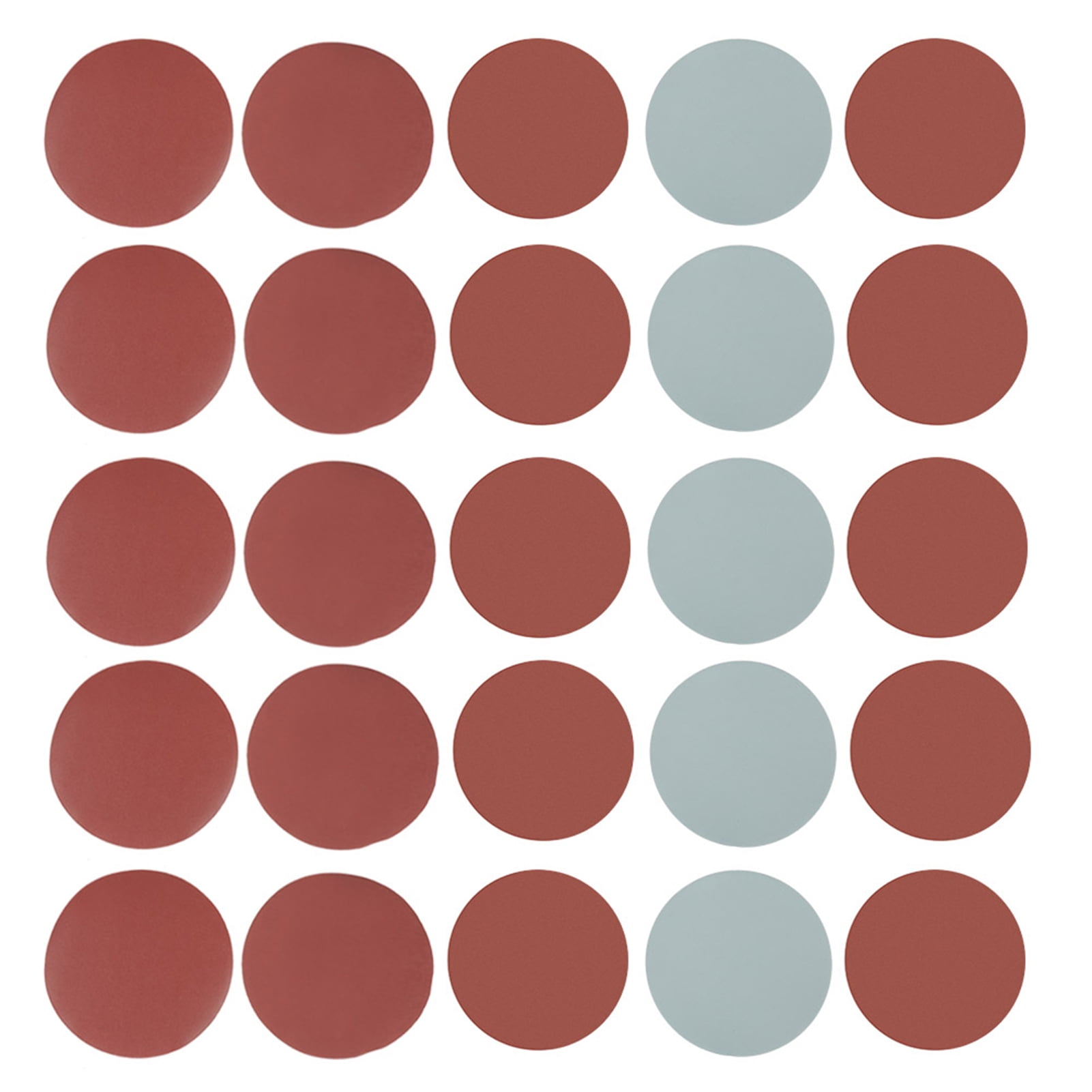 25pcs Mix Grit Sander Disc Sanding Polishing Paper Pads Abrasive ...