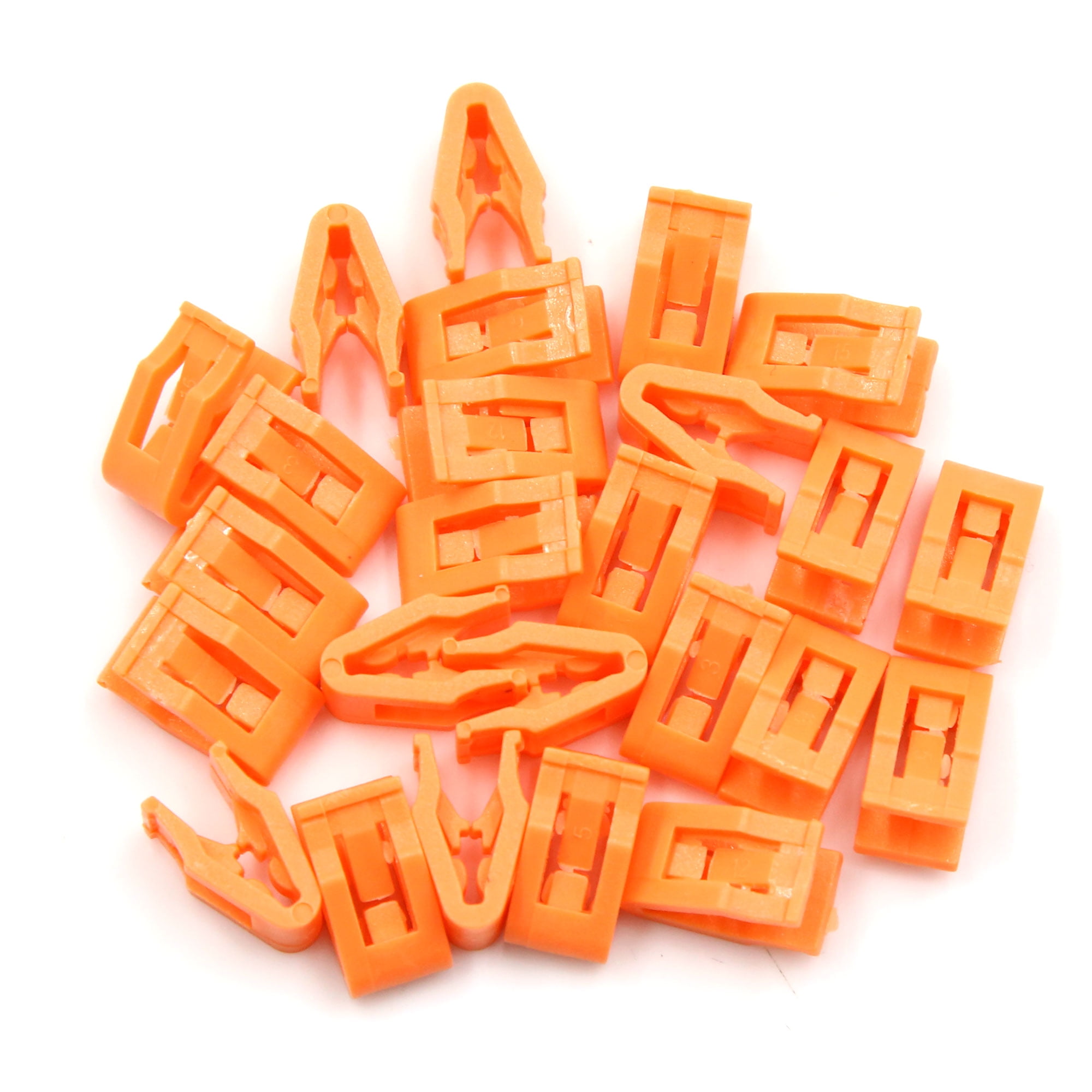 25pcs Orange Car Console Retainers Auto Dashboard Instrument Trim Clip ...