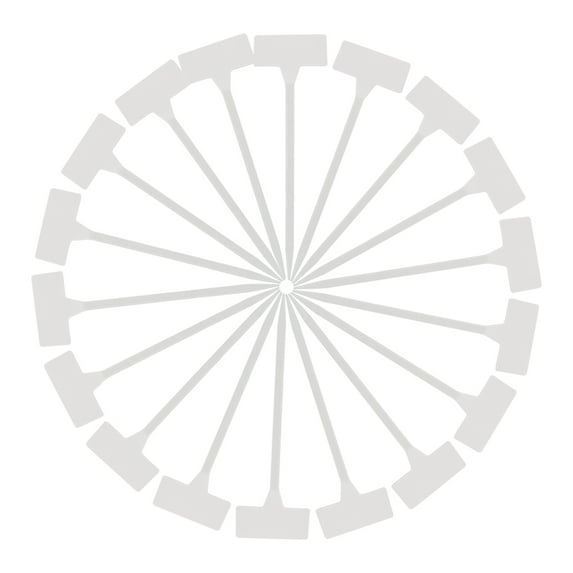 25 Pcs Gardening Label Plant Labels Stakes Succulent Planters White ...