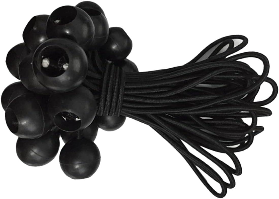 25pcs Plastic Tarp Camping Tarp Tent for Camping Black Tarps Black ...