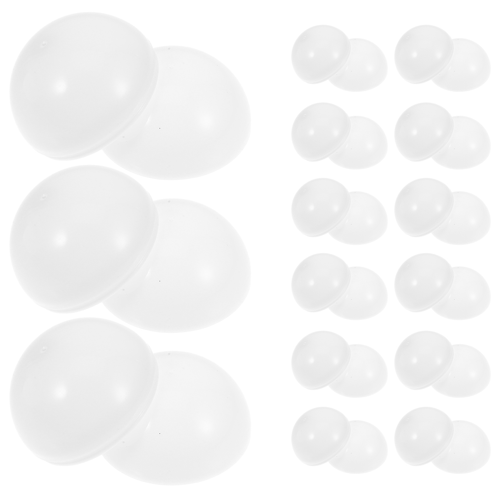 25pcs Round Vending Machine Capsules Raffle Drawing Balls Plastic Toy ...