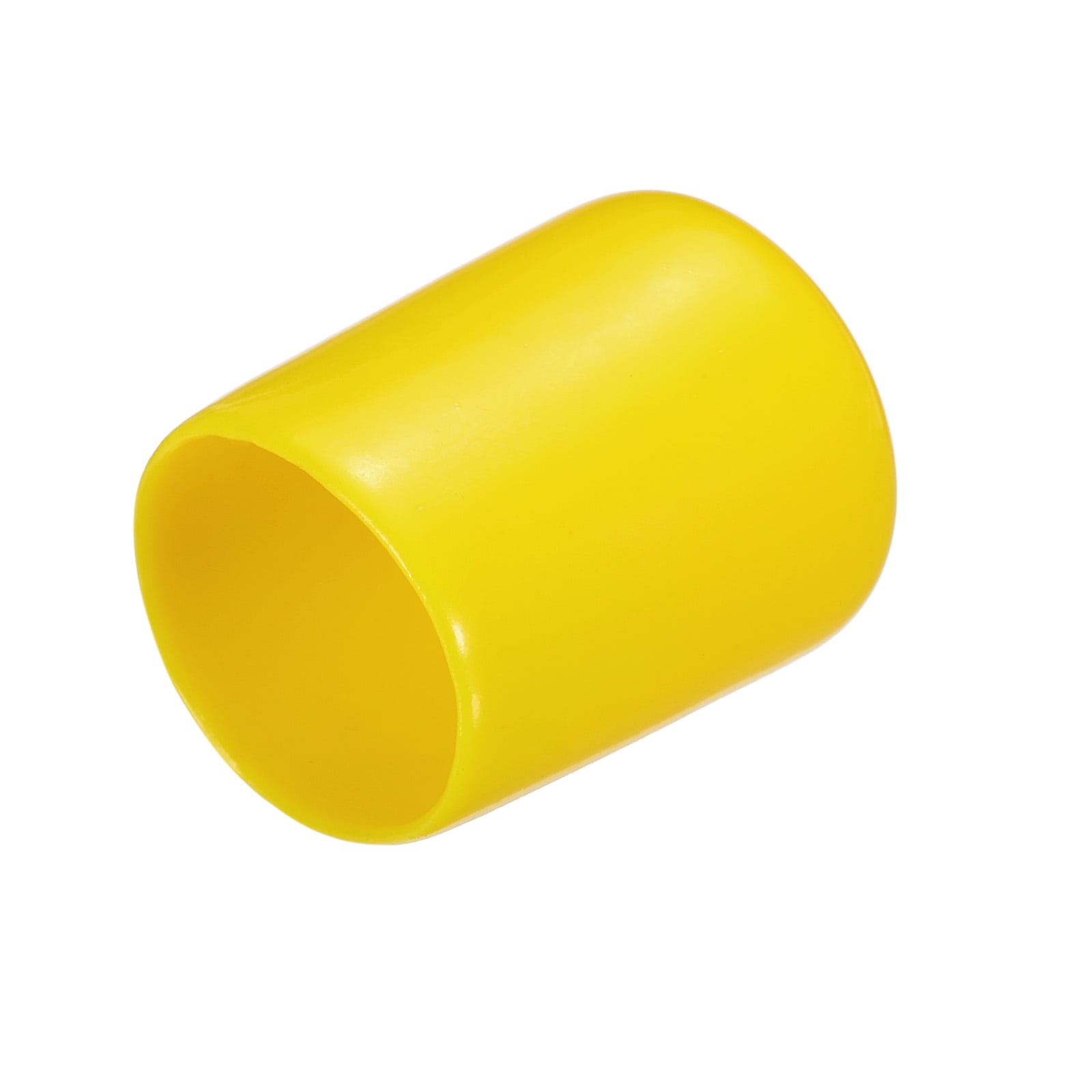 25pcs Rubber End Caps 19mm(3/4") PVC Vinyl Round End Cap Cover Screw ...
