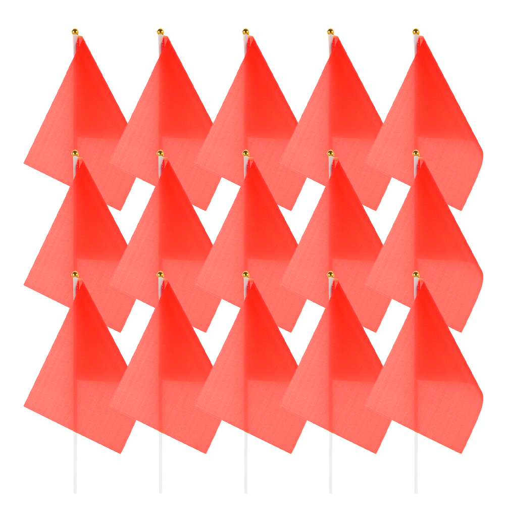 25pcs Small Hand Flags Handheld Colored Flags Mini Hand Waving Flags ...