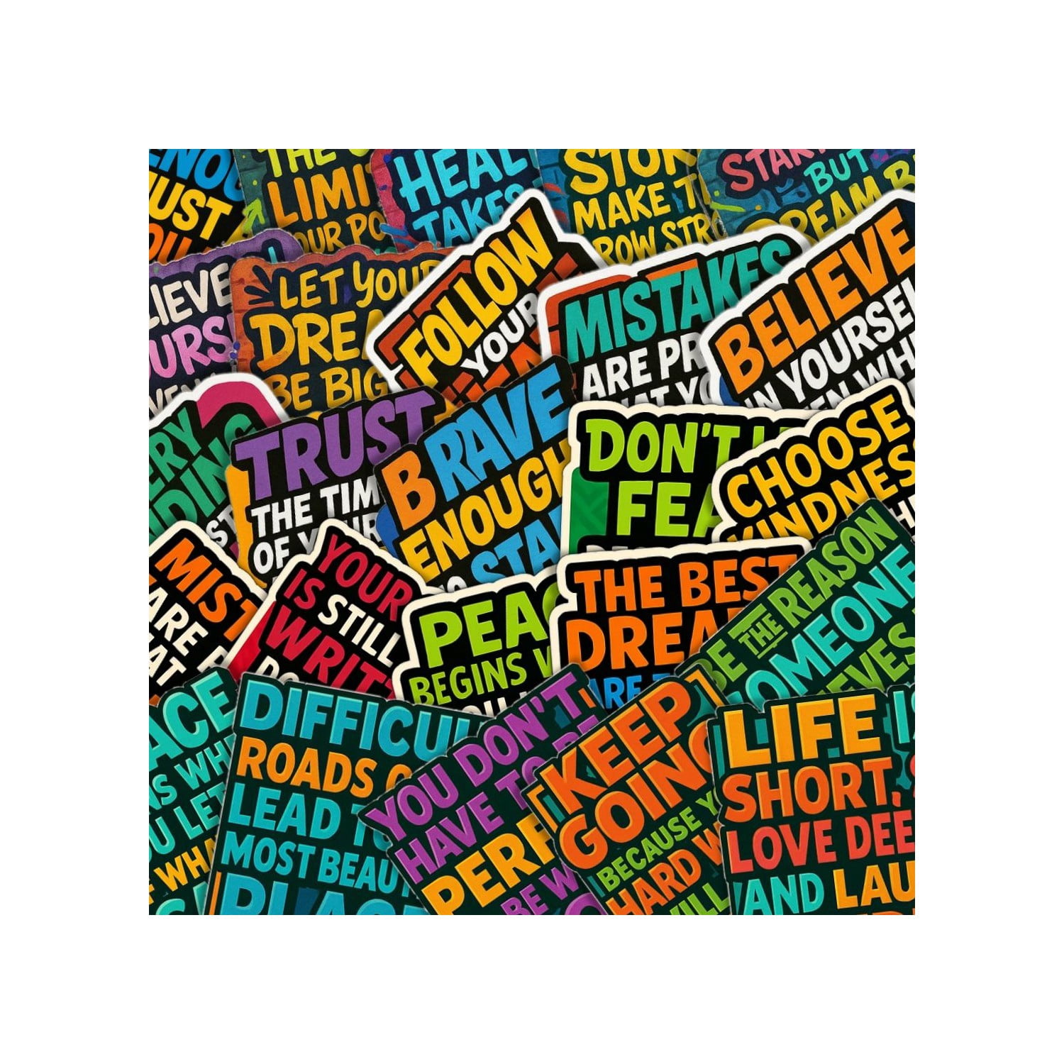 25pcs Spanish Quote Sticker Pack, Waterproof Vinyl Decals for Laptops ...