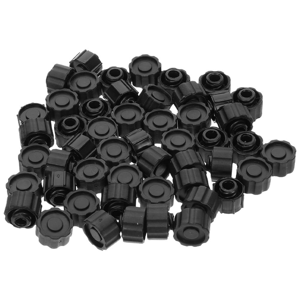 25pcs Syringe Caps Syringe Tip Caps Replacement Syringe Tip Spare Caps ...
