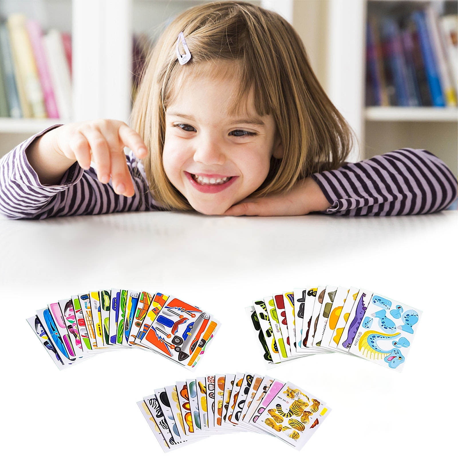 25pcs Three-Dimensional Animal Puzzles, DIY Early Childhood Education ...