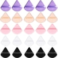 25pcs Triangle Powder Puff Multifunctional Makeup Powder Puffs Powder ...
