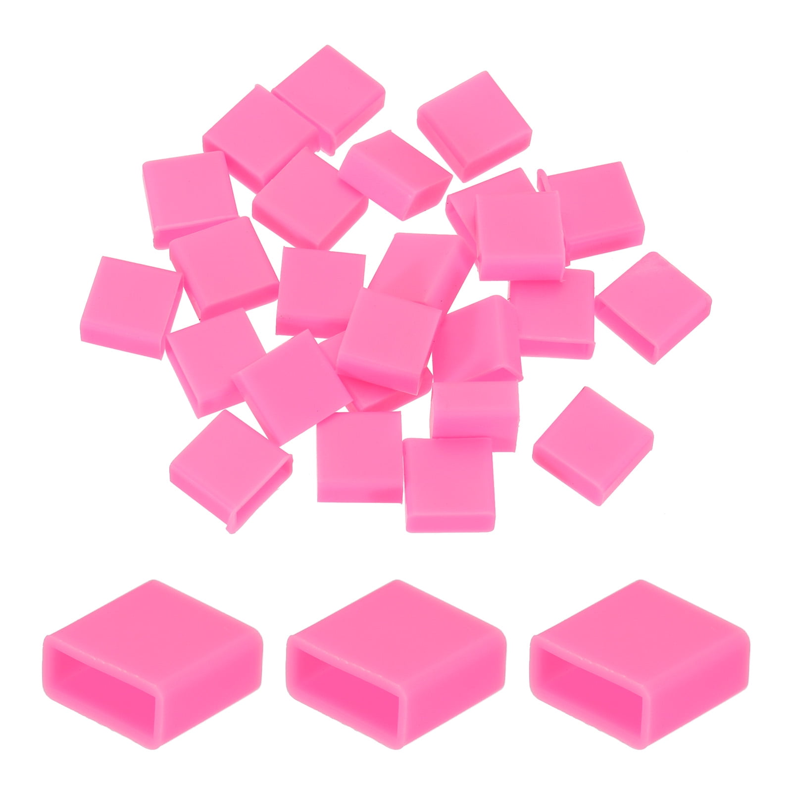25pcs USB Type A Port Plugs Covers Caps Silicone Anti Dust for USB Male ...