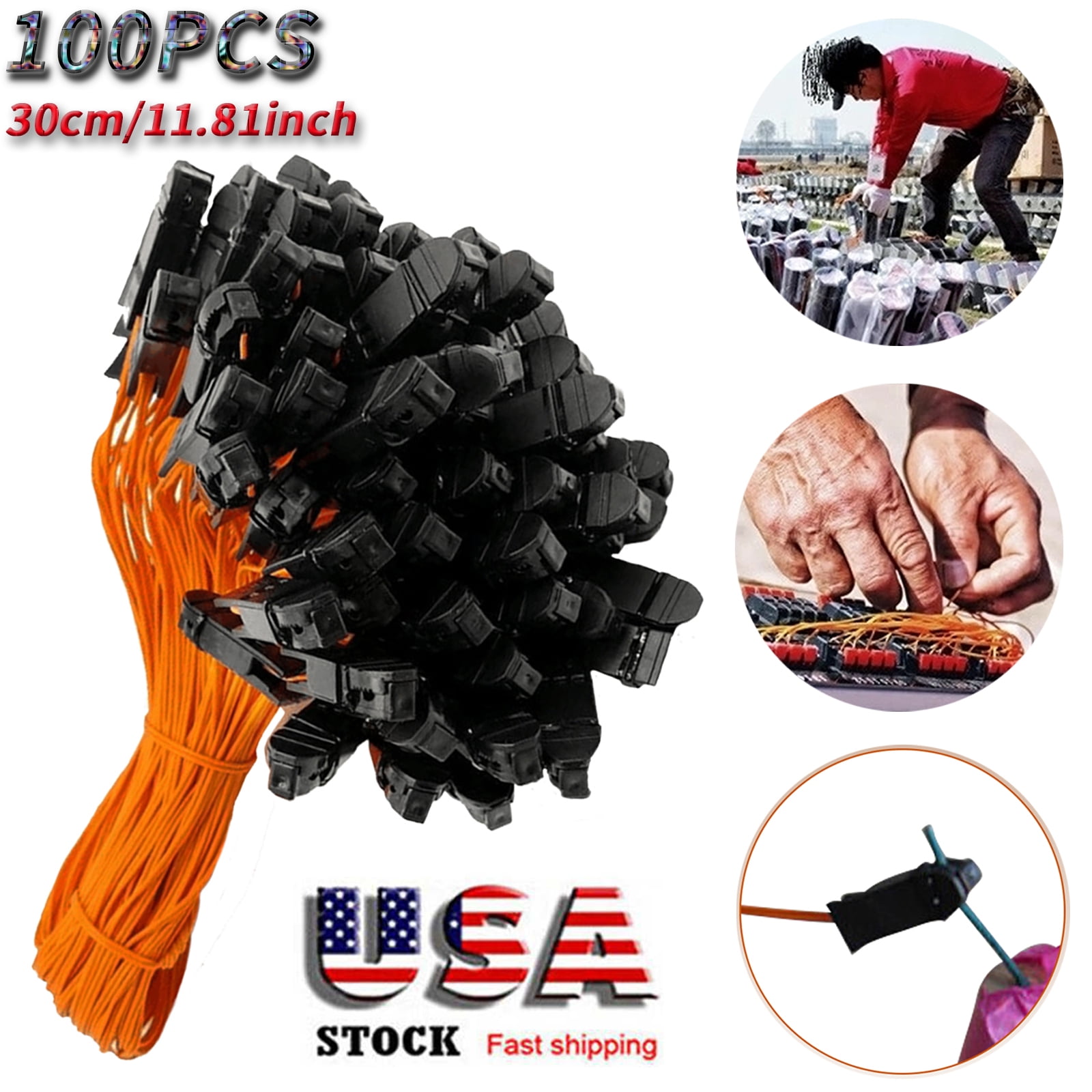 25pcs/lot 39.37in Electric Connecting Wire for Fireworks Firing System ...