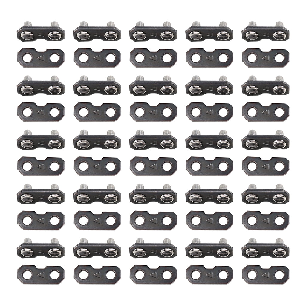 25sets 3/8" Chainsaw Master Link Repair Preset Straps 050-058 For ...