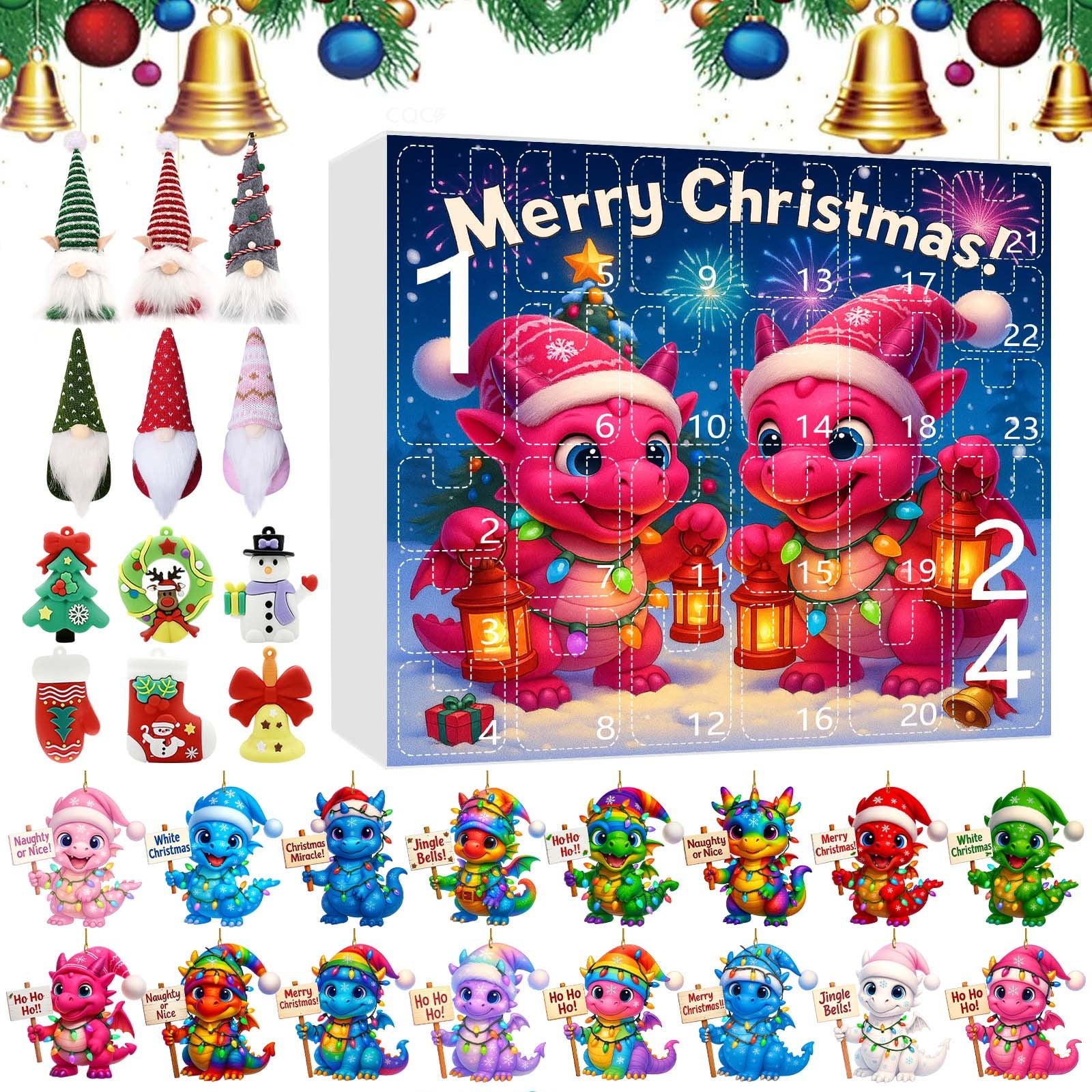 25th Baby Countdown Calendar Set with Interactive 2D 3D Surprise Dolls ...