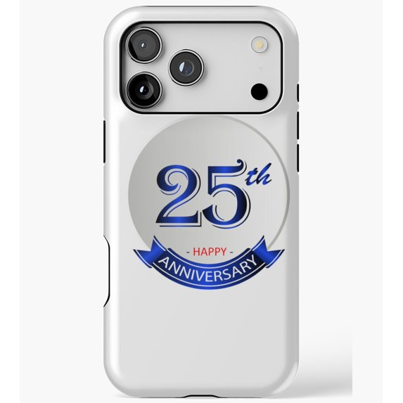 25th Happy Anniversary 8, Silver Jubilee Celebration H5566 Phone Case ...