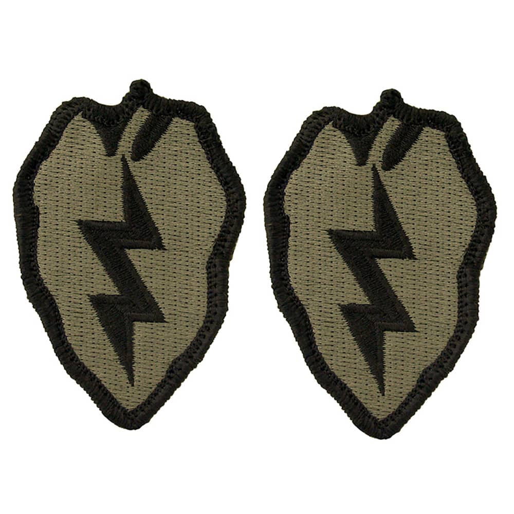 25th Infantry Division OCP Army Patch With Hook Fastener - Pair - Walmart.com