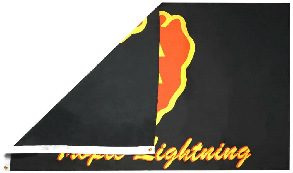 25th Infantry Division Tropic Lightning Black 3'x5' Polyester Flag ...