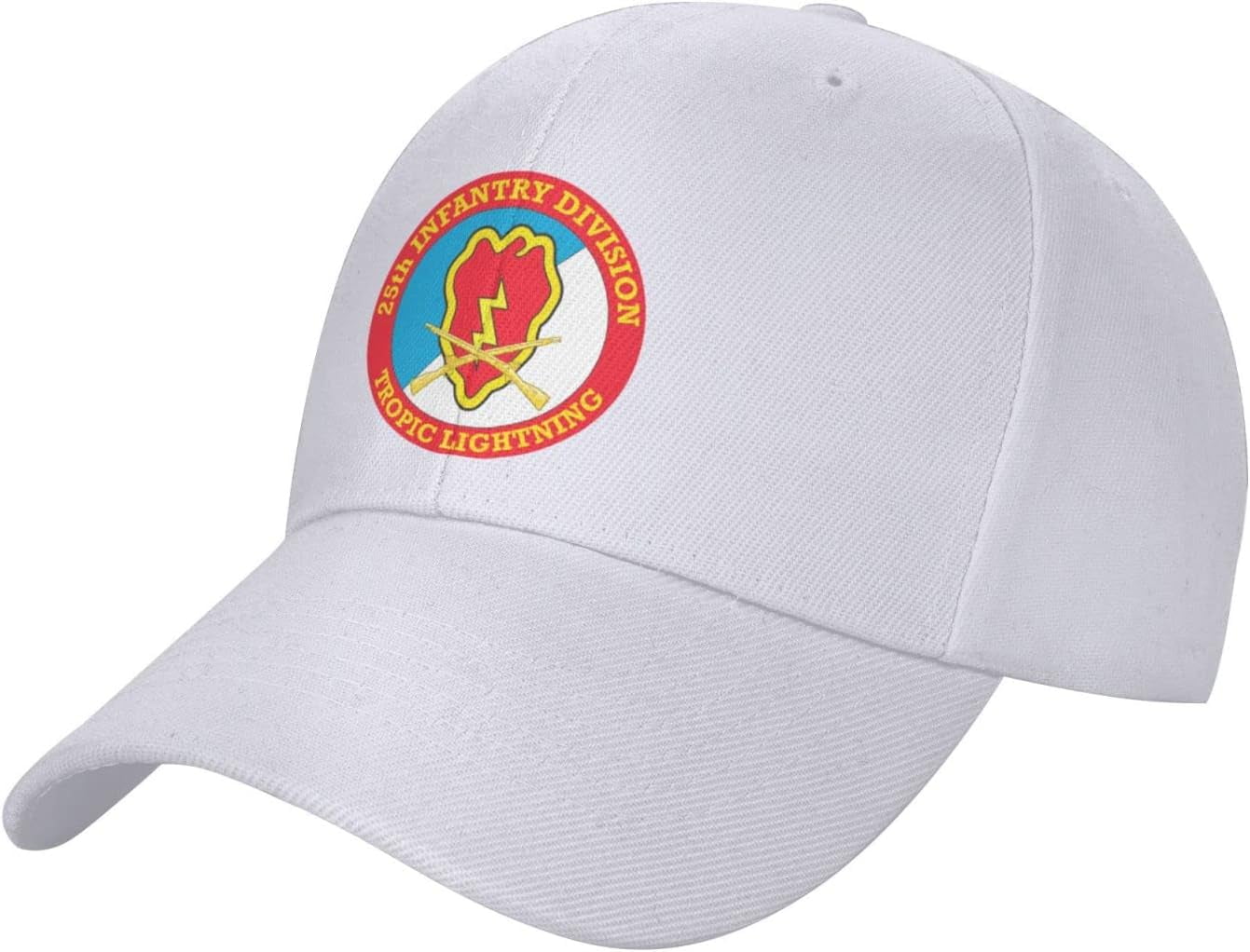 25th Infantry Division with Crossed Rifles Cap Hats for Men Women ...