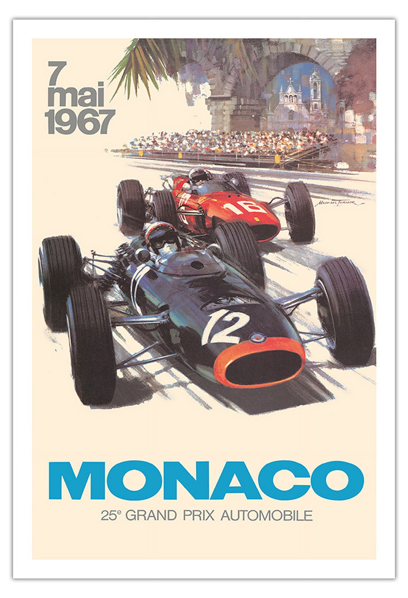 25th Monaco Grand Prix Automobile 1967 - Formula One F1 - Vintage Car ...