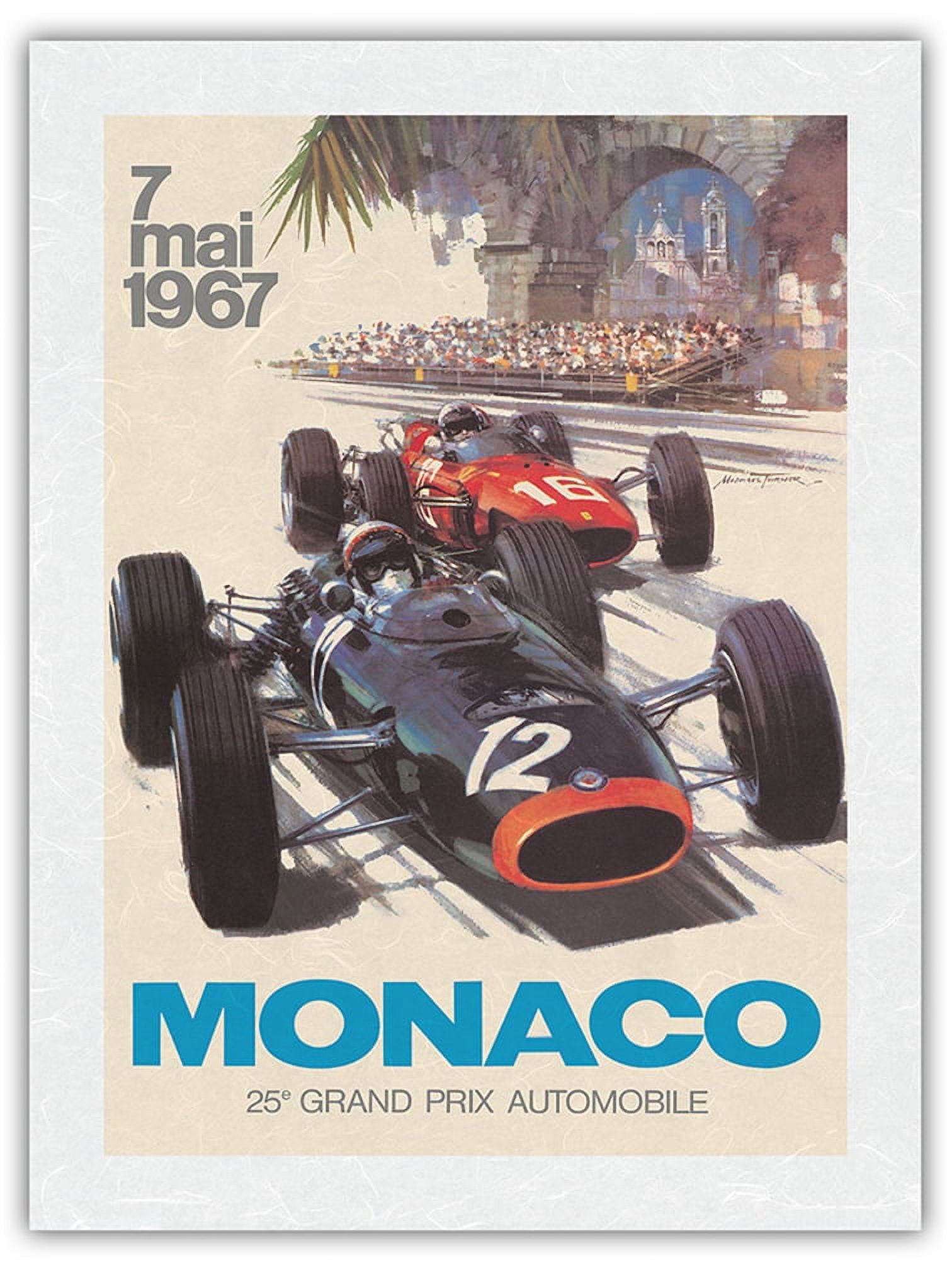 25th Monaco Grand Prix Automobile 1967 - Formula One F1 - Vintage Car ...