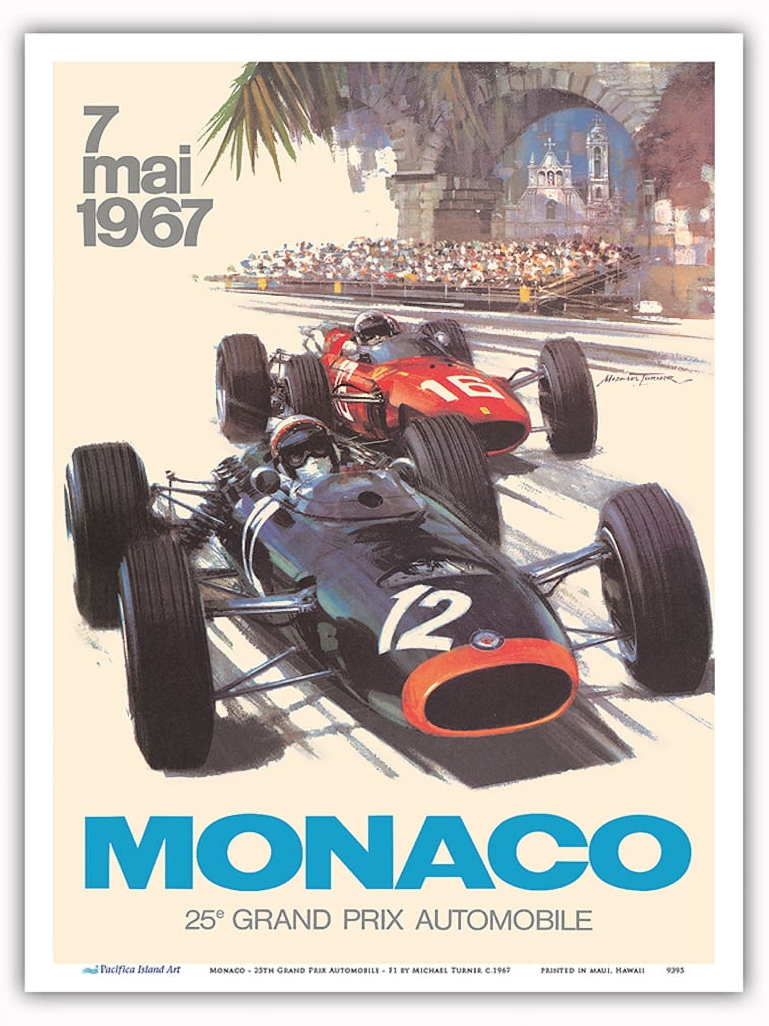 25th Monaco Grand Prix Automobile 1967 - Formula One F1 - Vintage Car ...