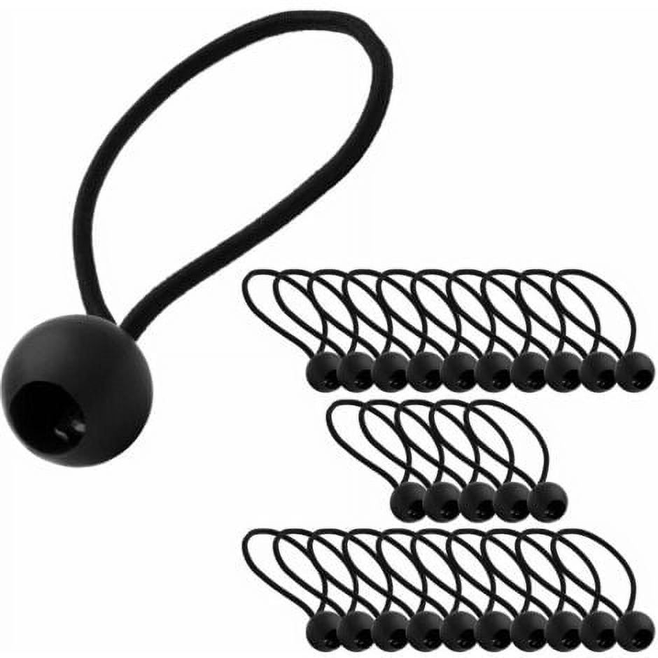 25x clamping rubber with black tarpaulin tensioner ball rubber tent ...