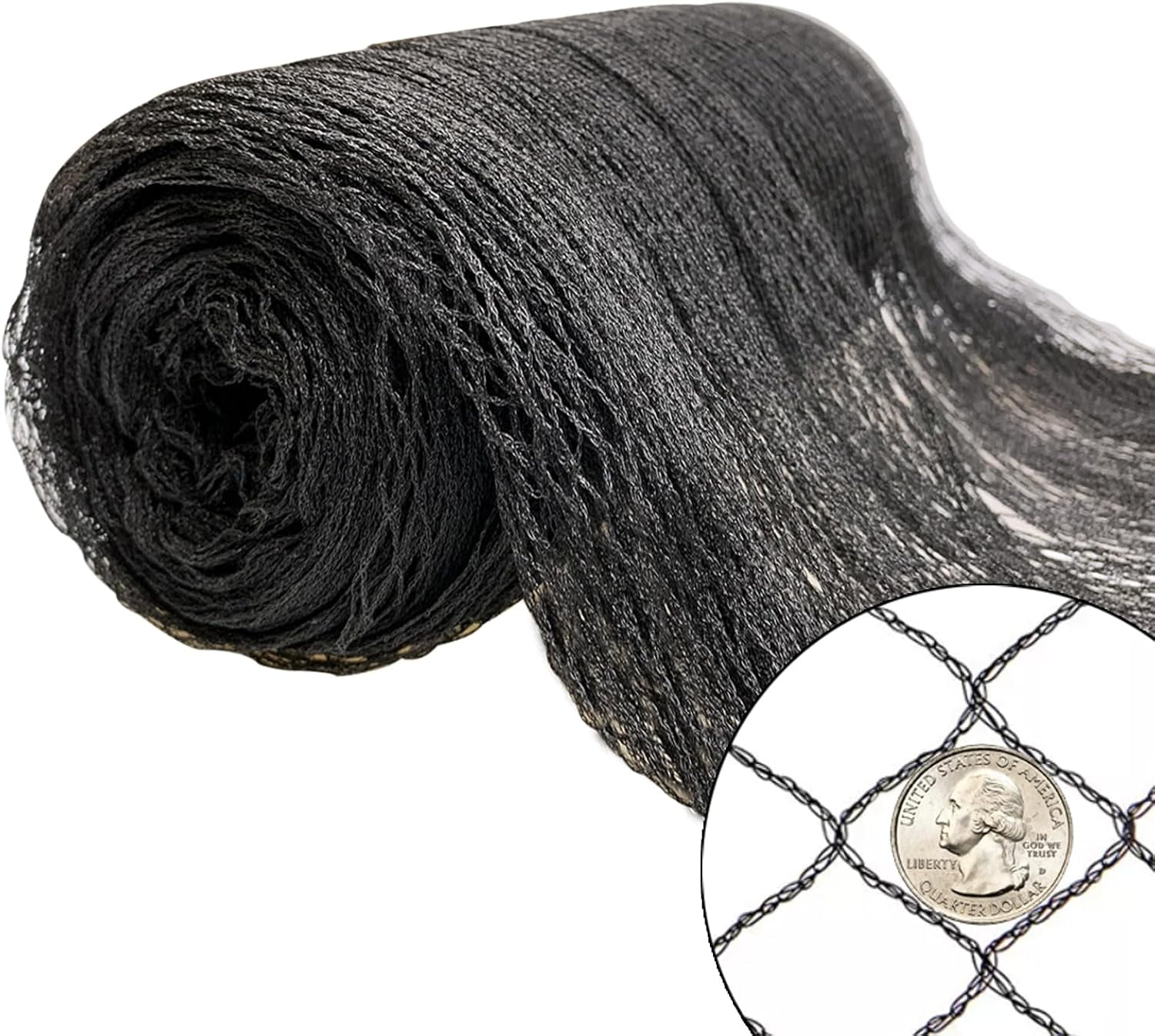 25x100ft Bird Netting for Chicken Coop, 1 inch Mesh, Heavy Duty, Hawk ...