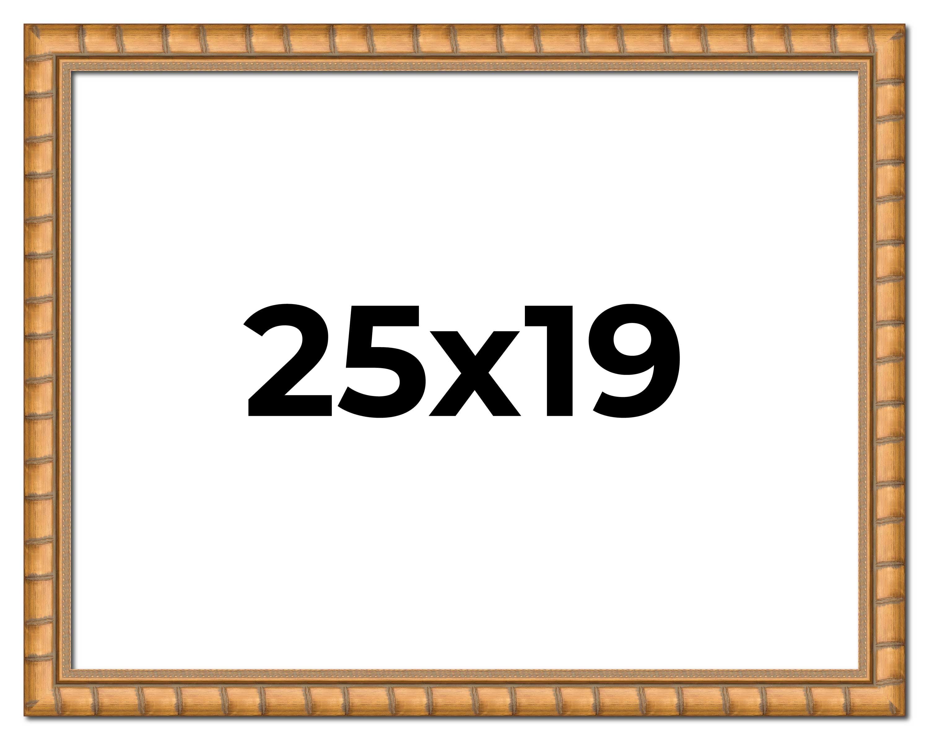 25x19 Frame Gold Real Wood Picture Frame Width 1.5 inches | Interior ...