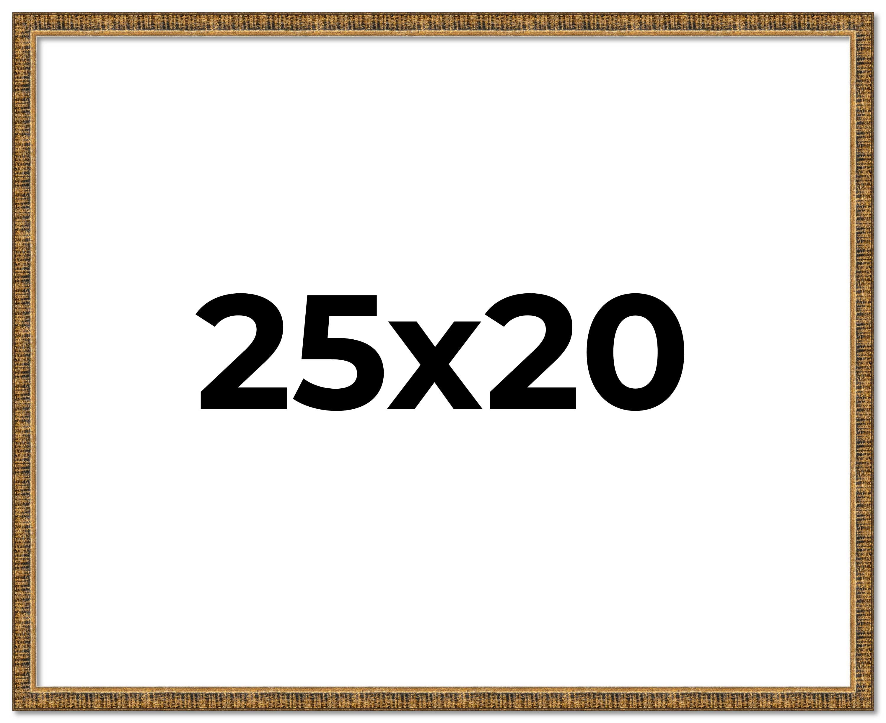 25x20 Frame Gold Solid Wood Picture Frame - Complete Modern Photo Frame ...